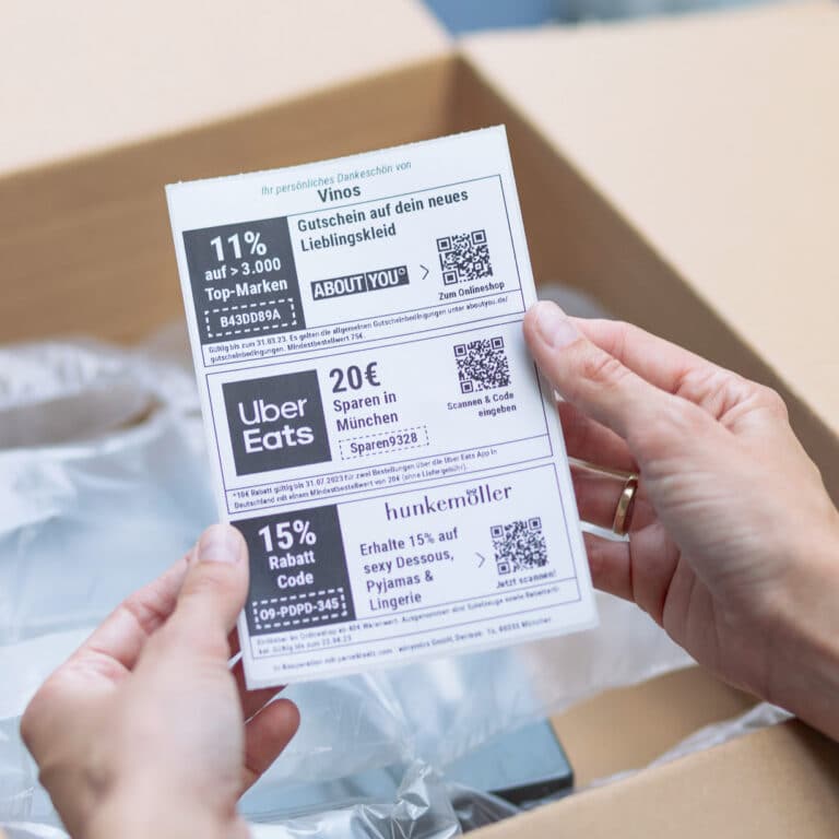 ParcelDealz - Paketbeilagen neu gedacht. Zielgenau. Smart. Offline.